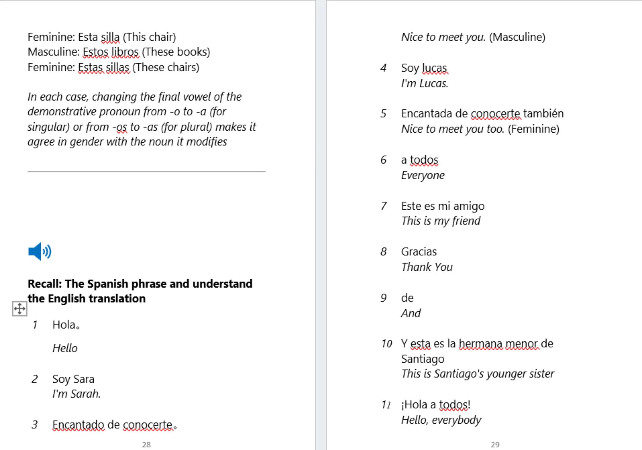 Bilingual Spanish Speaking book for foreign Students Level 2 - Lets-360 ...