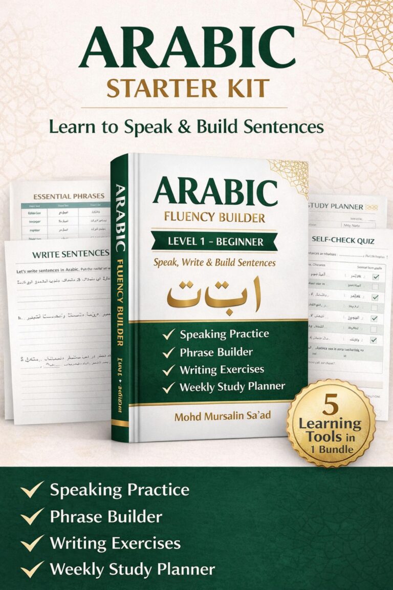 Arabic Workbook for Beginners: Complete Fluency Building System